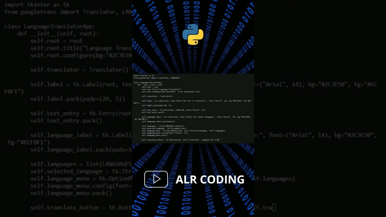 How to make a Language Translator in Python