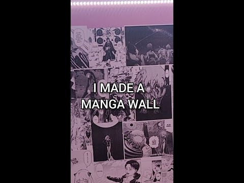 I made a manga wall