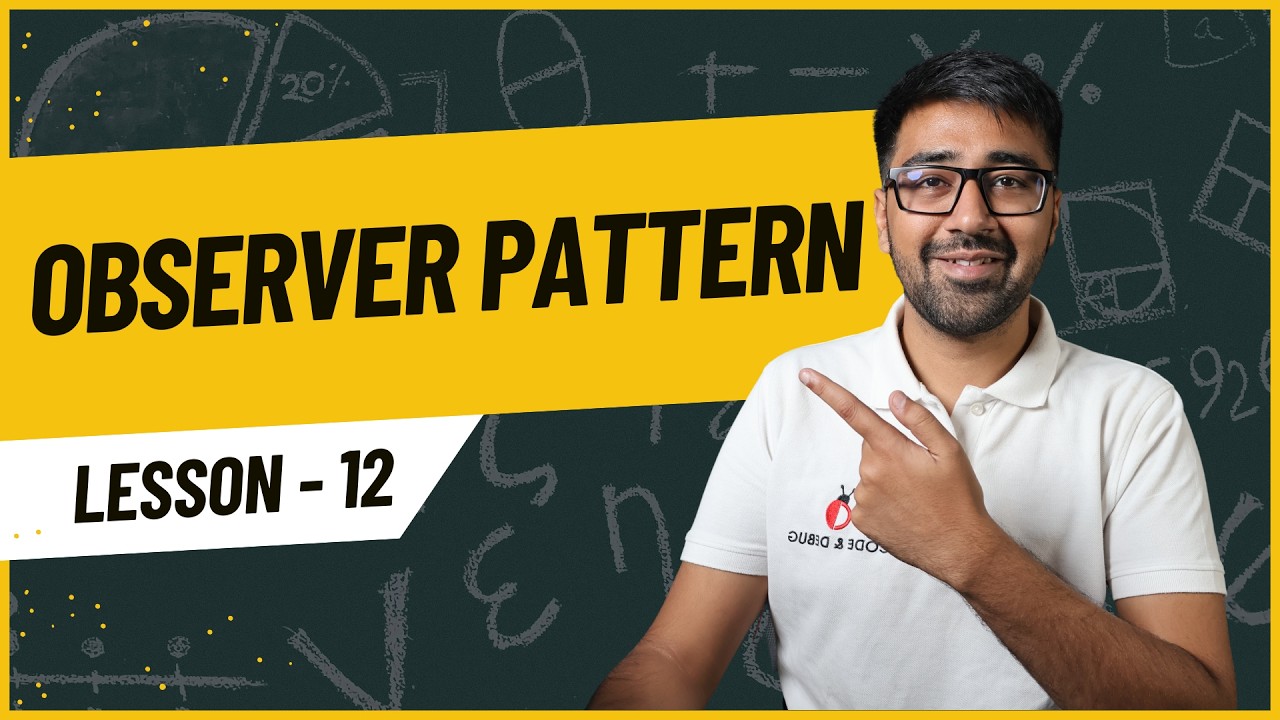 Observer Design Pattern Explained with Python Example | Low Level Design - Lesson 12