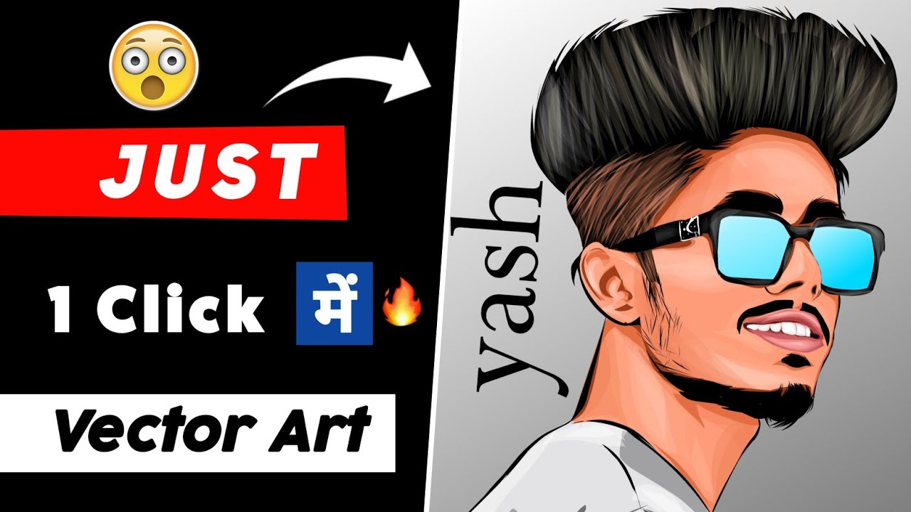 Vector Art Photo Editing #shorts | Yash Nimesh