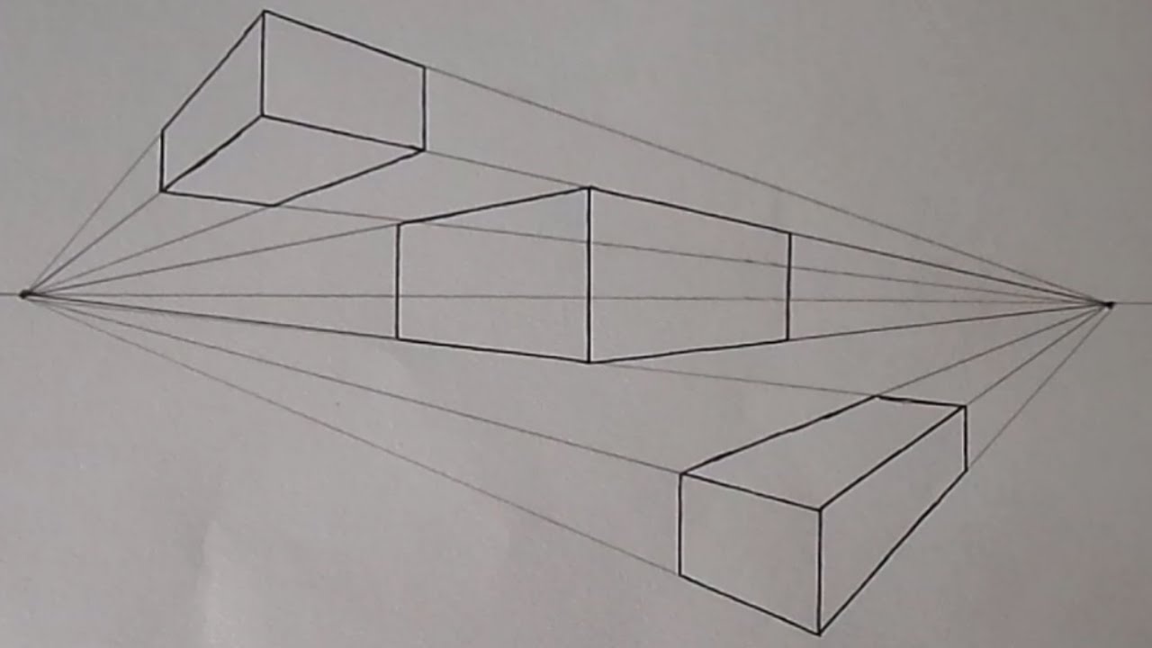 How To Draw In Two Point Perspective | Easy