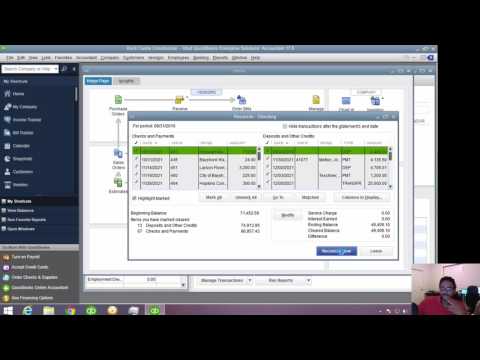 How to tell if a deposit has been reconciled or cleared the bank account in QuickBooks Desktop