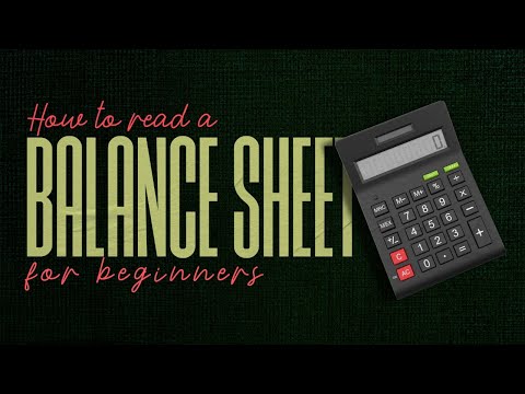 Balance Sheet for Beginners in 60 seconds