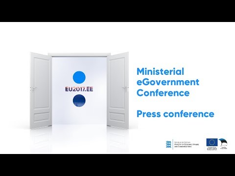 Ministerial eGovernment Conference. Press conference