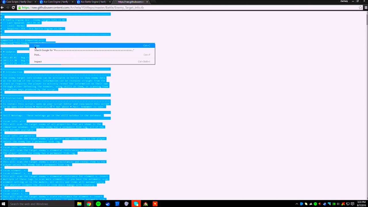 How to Add Scripts To RPG Maker VXA