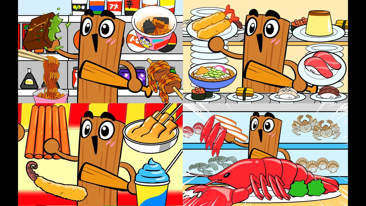 Tung Tung Tung Sahur mukbang eating sounds Compilation | MYGAMETOON