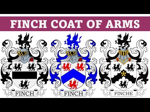 Finch Coat of Arms & Family Crest - Symbols, Bearers, History