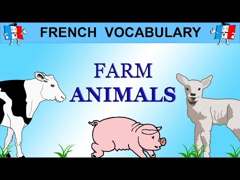French Vocabulary - FARM ANIMALS IN FRENCH