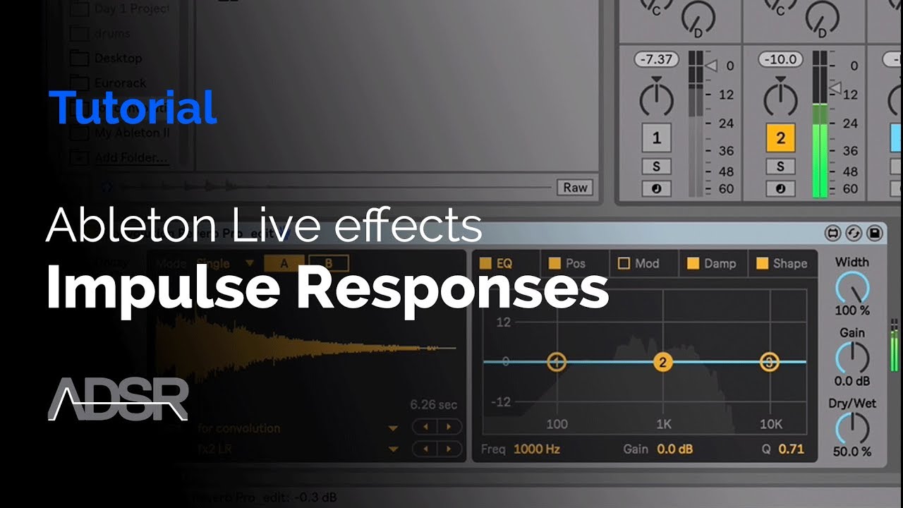Create Impulse Responses using Ableton Live effects