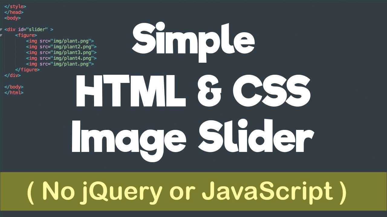 Simple Image Slider By Using HTML And CSS Only