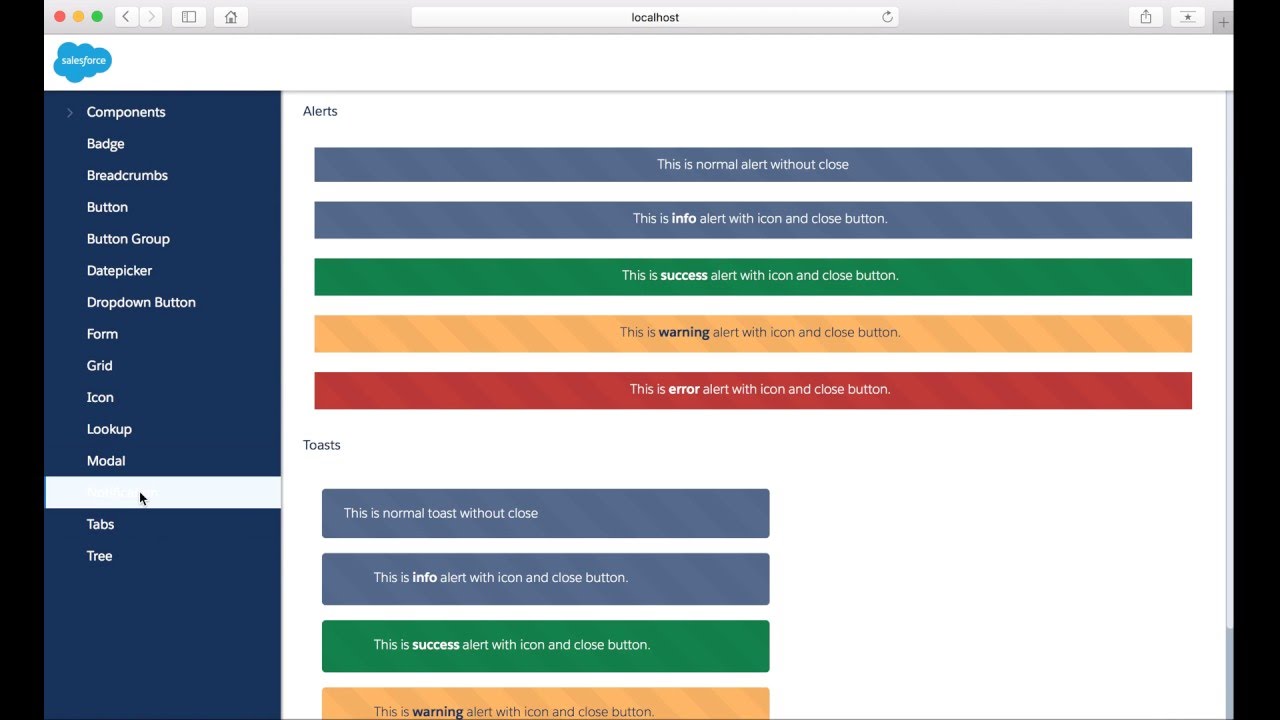 Study React Lightning Design System