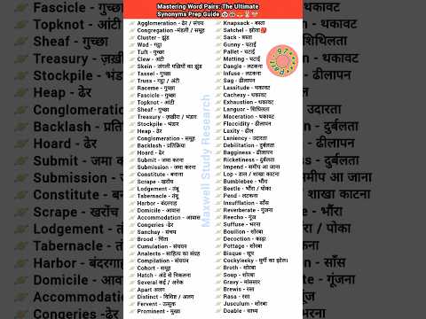 Mastering Word Pairs: The Ultimate Synonyms Prep Guide