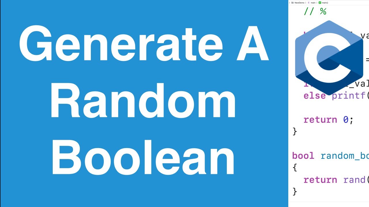 Generate A Random Boolean | C Programming Example