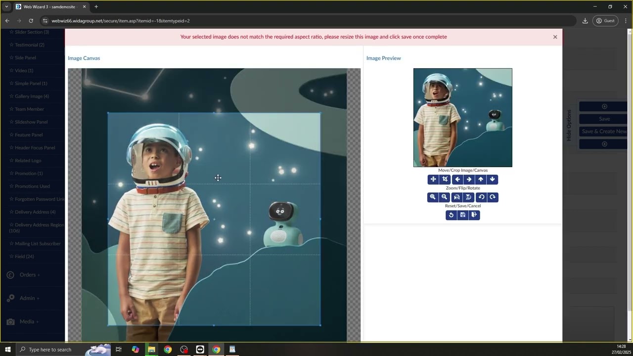 Item Types - Pages | Web Wizard 3 Tutorial