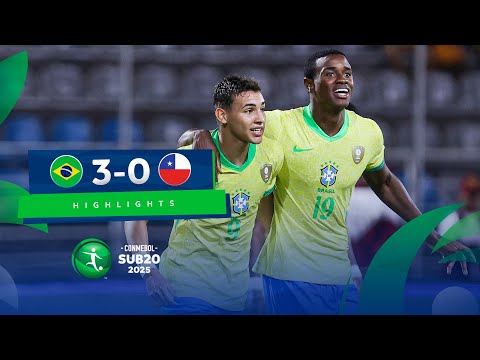 BRASIL vs. CHILE [3-0] | RESUMEN | CONMEBOL SUB20 | FASE DE GRUPOS