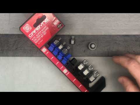 CARBYNE Super Short XZN Triple Square Socket Bit Set carbynetools.com