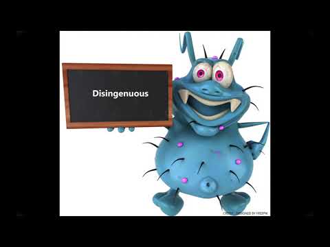 GRE Vocabulary with example sentences No: 38- Disingenuous