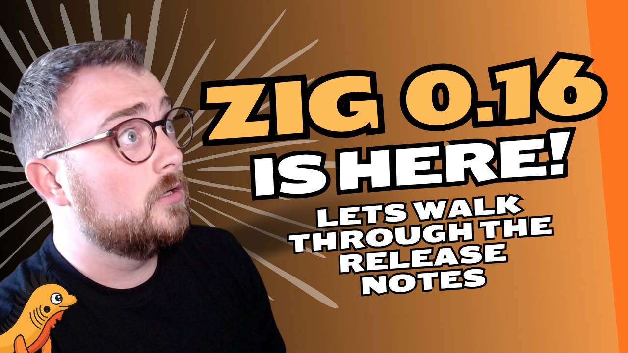 Zig 0.16 is here - lets go through the release notes