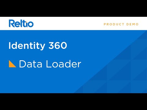 Identity 360 - How to load data using the data loader