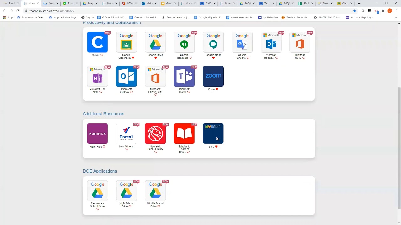 Logging into TeachHub