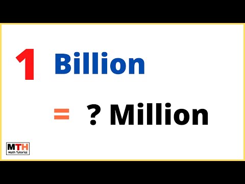 1 Billion in Millions | Billion to Million Conversion
