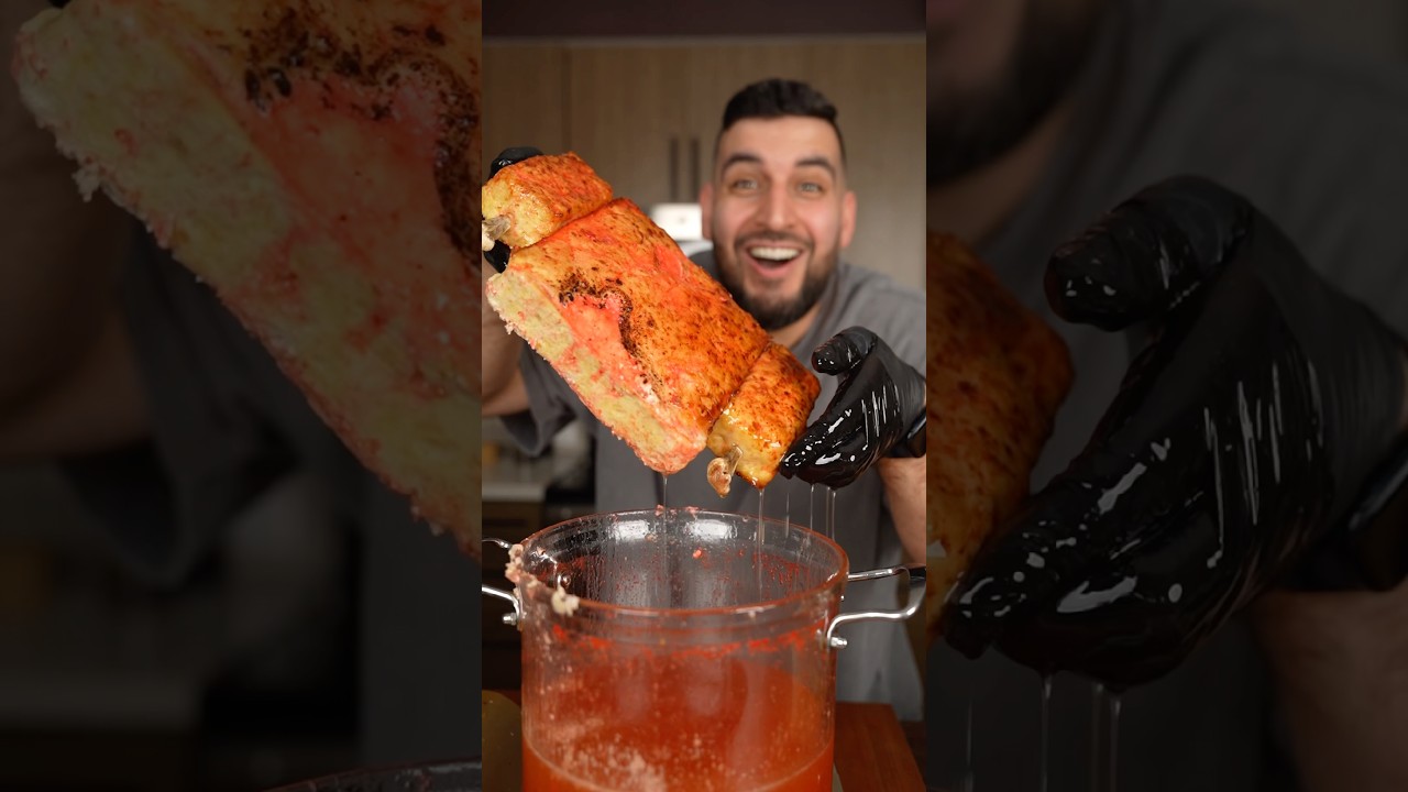 Lava Chicken! 🐓 #minecraft #cookbook #lavachicken