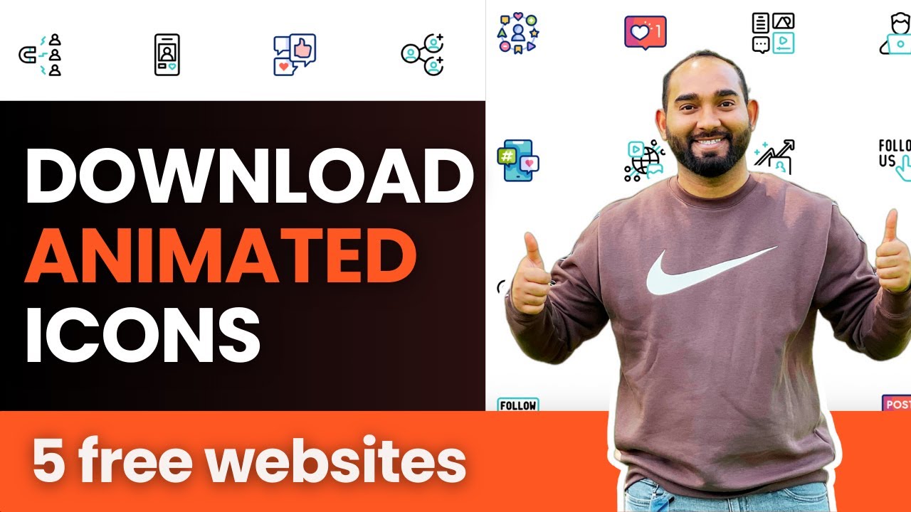 5 Websites to Download Animated Icons for FREE for Video or Website Projects