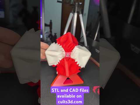⚙️ BI HELICAL BEVEL GEAR FIDGET TROPHY・ 3D File for 3D printing・Cults