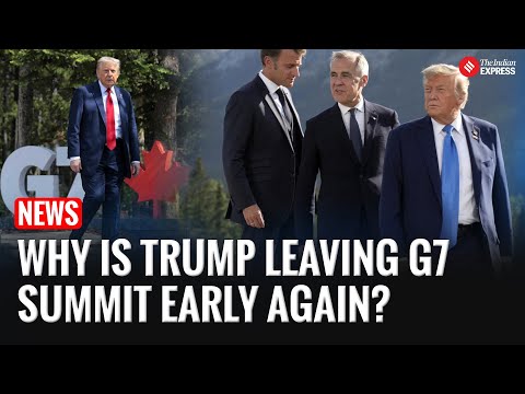 Donald Trump Cuts G7 Trip Short Amid Middle East Crisis | G7 Summit Canada | Israel Iran War