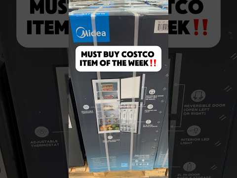 🚨Must-buy of the week from Costco🚨: Midea 3.3 Cu Ft Single Door Refrigerator! 🧊✨#costco