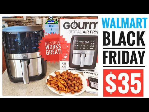 Walmart Black Friday Gourmia 6 Qt air Fryer for $35 REVIEW I LOVE IT!!!!