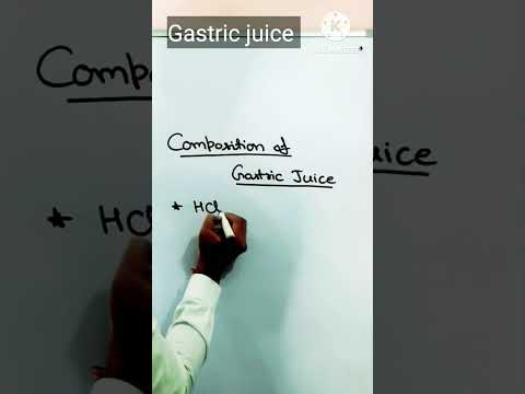 #shorts #short | Composition of Gastric juice | #shortsviral