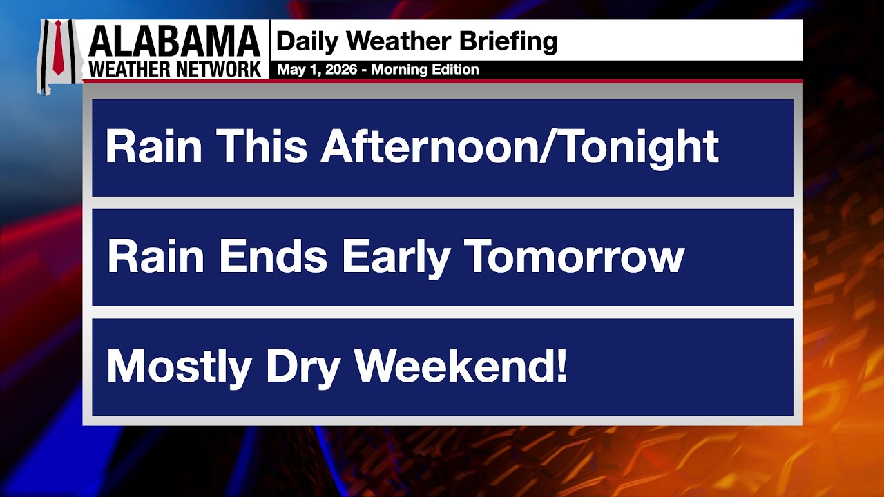 James Spann's Morning Briefing - Friday 5.1.26