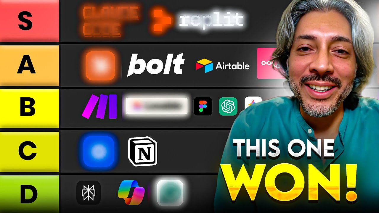 I Tested Every AI Prototyping Tool: Here's the Winner (Lovable vs Bolt vs v0 vs Replit)