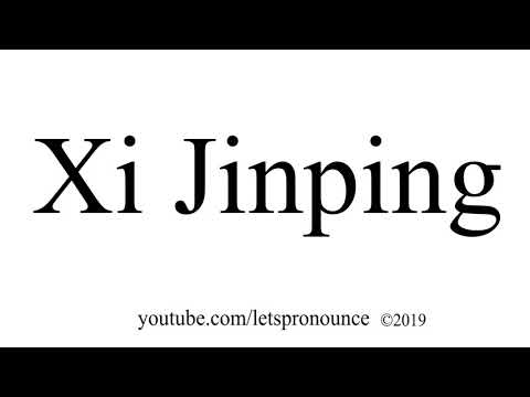 How to Pronounce Xi Jinping
