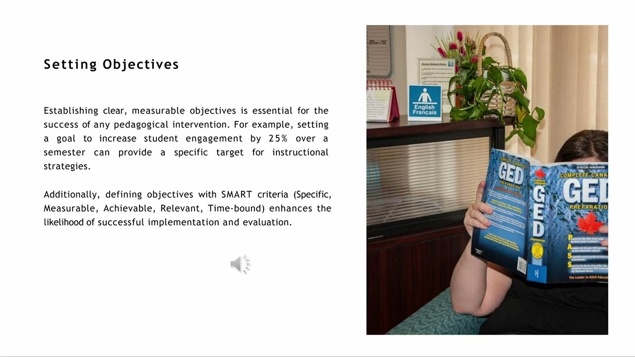 lecture 6 Developing a Pedagogical Intervention Plan