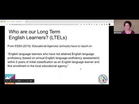Long Term English Learner Webinar with Beth Skelton