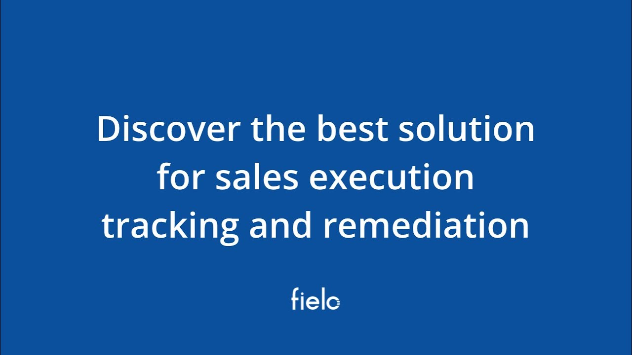 Fielo RevOps: The Best Solution for Sales Execution Tracking