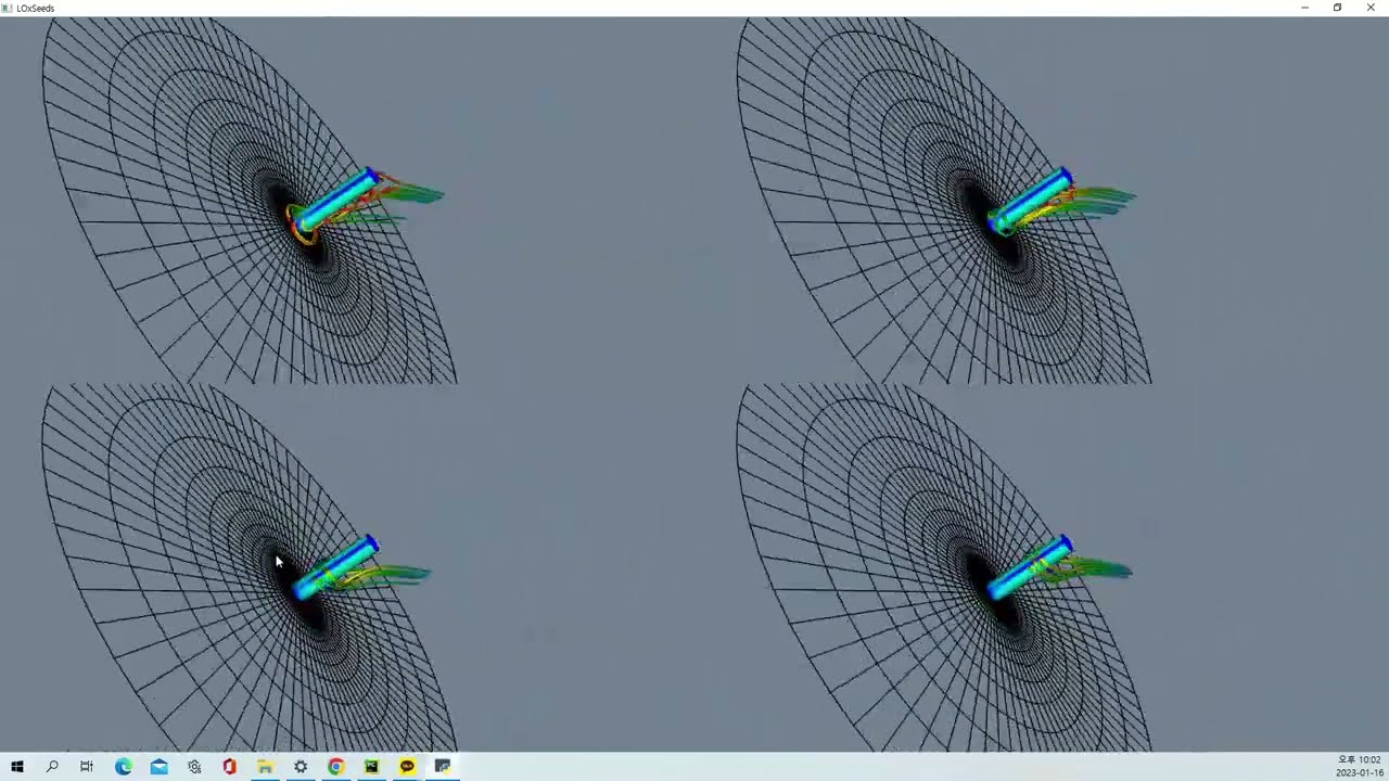 VTK Python Example - LOxSeeds
