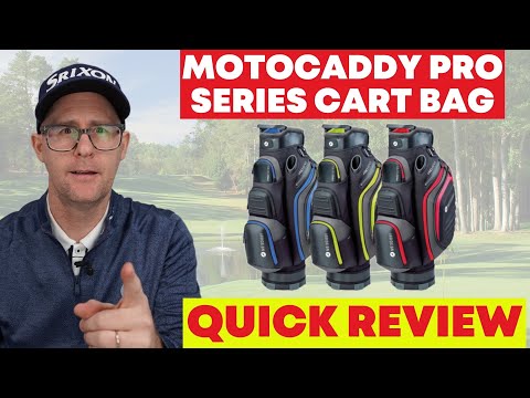 Motocaddy Pro Series Golf Bag - QUICK REVIEW