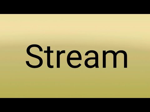 Stream meaning in telugu and english