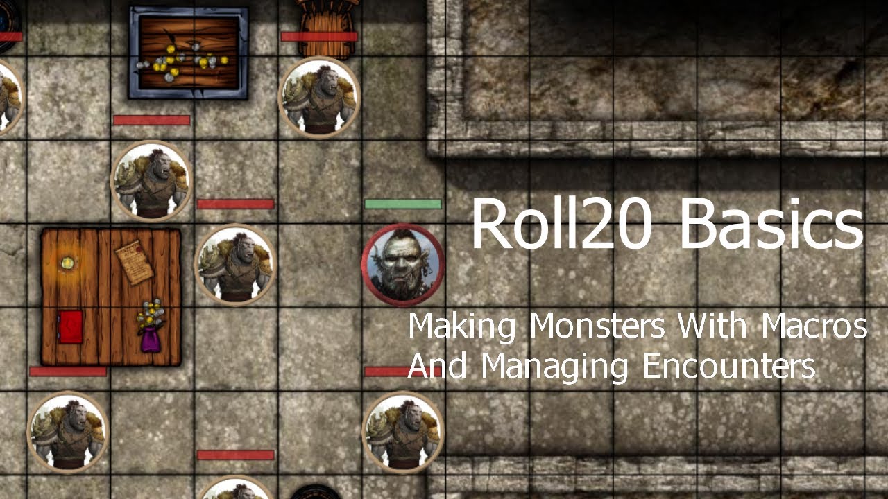 Roll20 Basics | Episode 5 | Making Monster tokens with Macros
