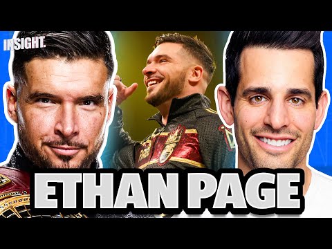 Ethan Page on his segment with The Rock, getting put through a table at ...