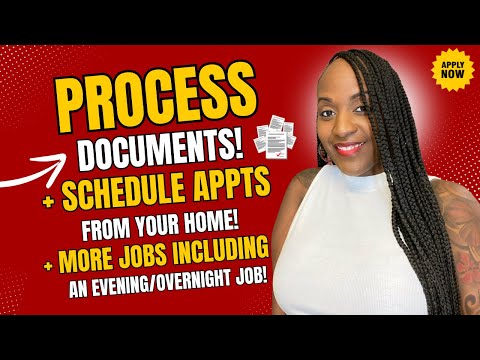 đľA NO PHONE JOB! PROCESS DOCUMENTS! + SCHEDULE APPOINTMENTS AT HOME & MORE WORK FROM HOME JOBS 2025