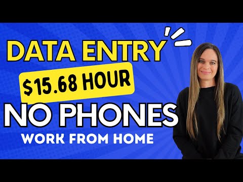 $15.68 Hour Data Entry Clerk Work From Home Job 2023 | NON-PHONE | NO DEGREE NEEDED | Remote Job