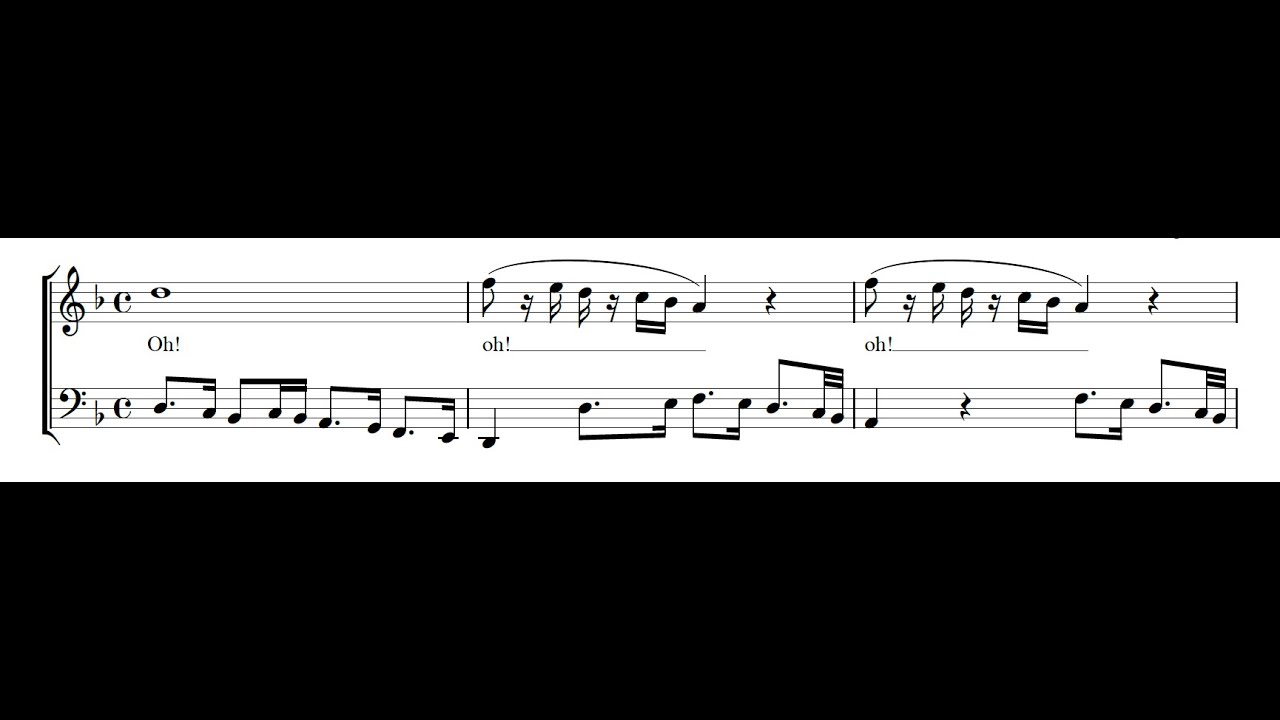 JOHN ECCLES: Oh take him gently from the pile PDF SCORE