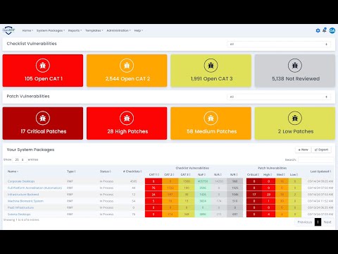 OpenRMF Professional v2.10 - System Package Updates