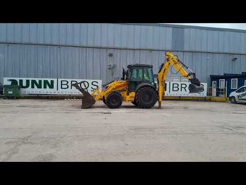 2017 New Holland B110C Backhoe Loader, Joystick Controls, Extendable Hoe, QH, Auto Glide c/w