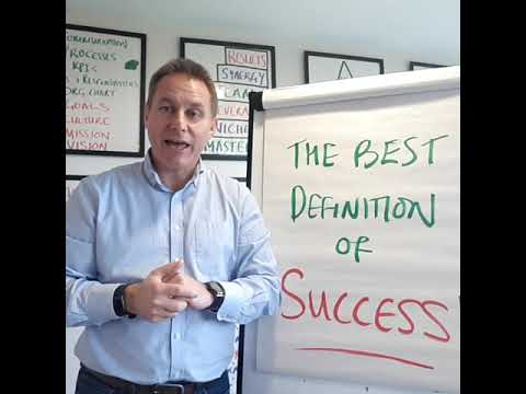 The best definition of success...