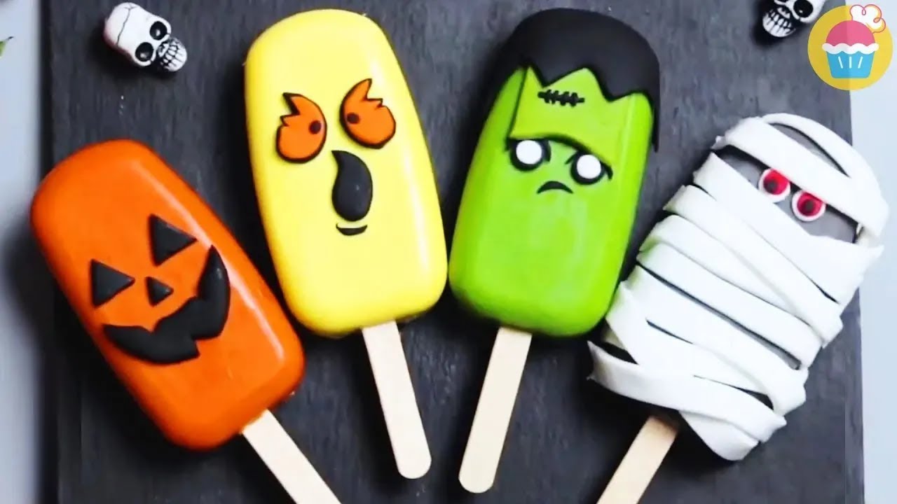 PALETAS DE PASTEL DE HALLOWEEN | Postres Divertidos Para Una Fiesta de Halloween | DeliWow